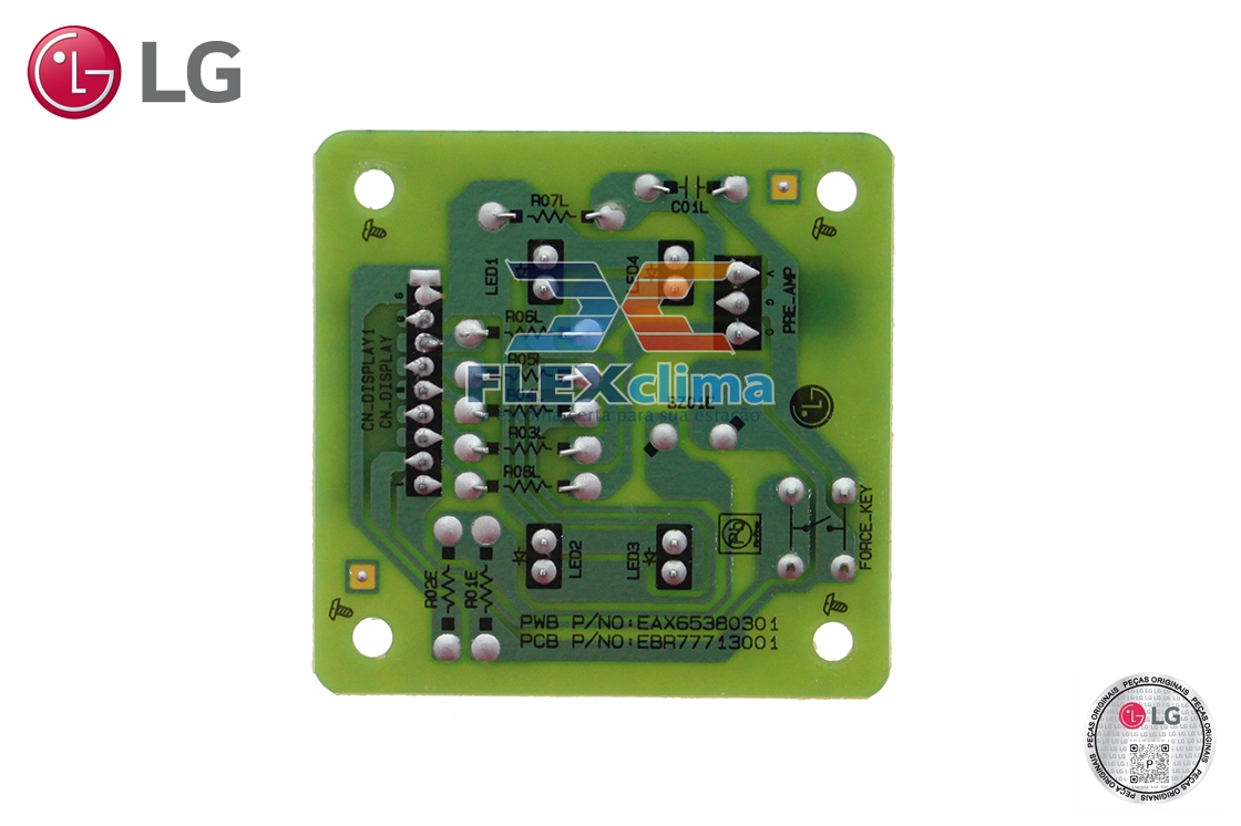 PLACA RECEPTOR/DISPLAY EXTERNO EVAP. DUTO (PWLRVN000) - FLEX CLIMA ...
