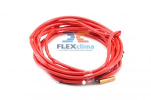 SENSOR/TERMISTOR 5K (5MTS) BULBO GROSSO CABO VERMELHO - FLEX CLIMA ...